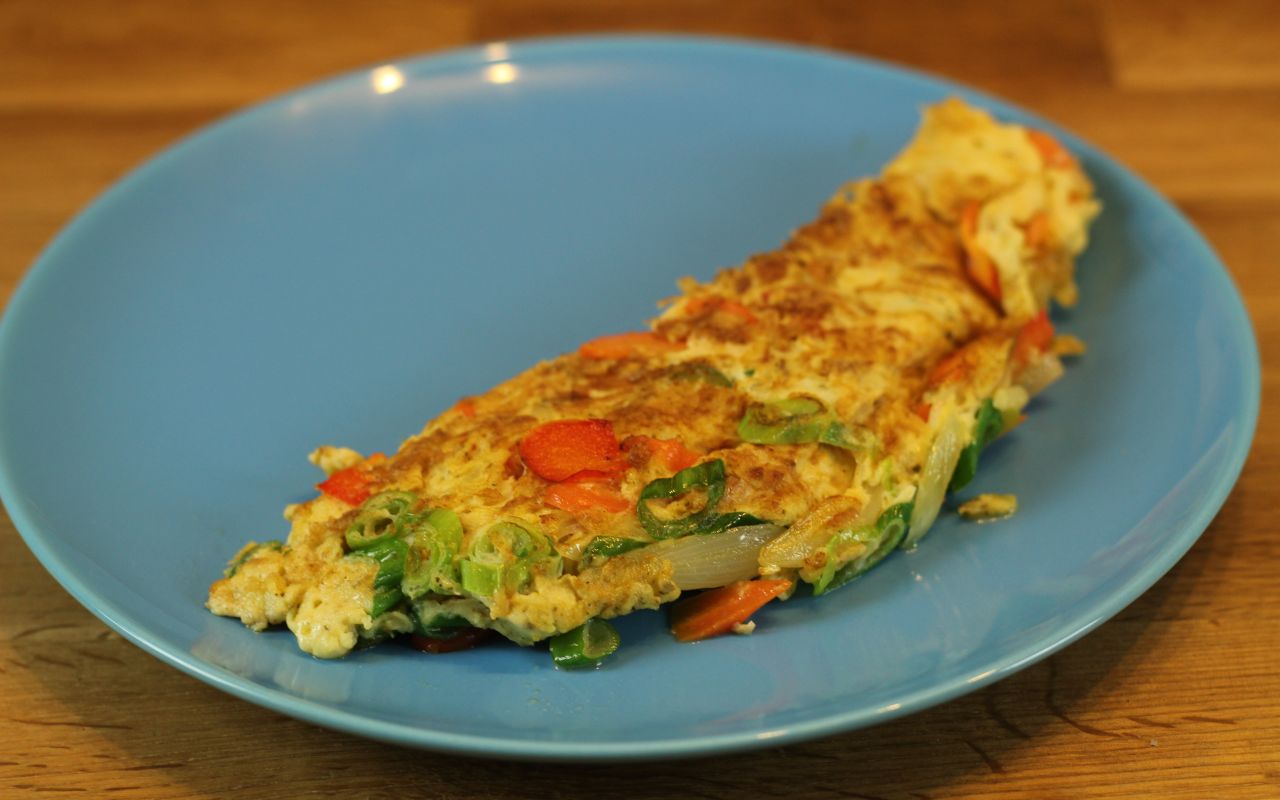 Gemüseomelett Rezept - Der Bio Koch